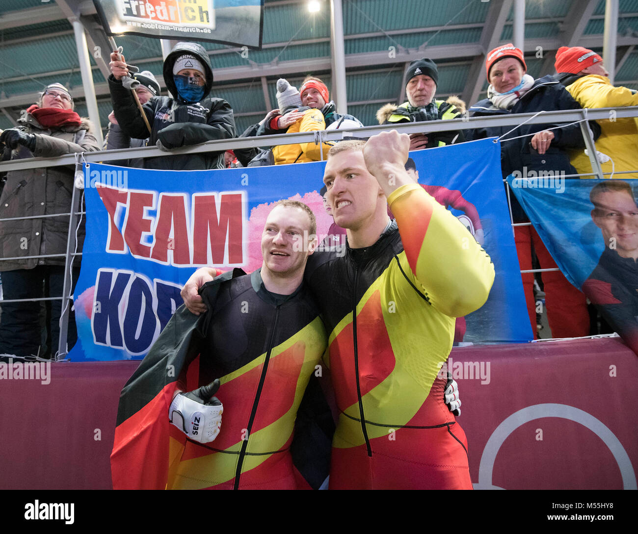 Pyeongchang, South Korea.Francesco FRIEDRICH/Thorsten MARGIS, GER, 1 ...