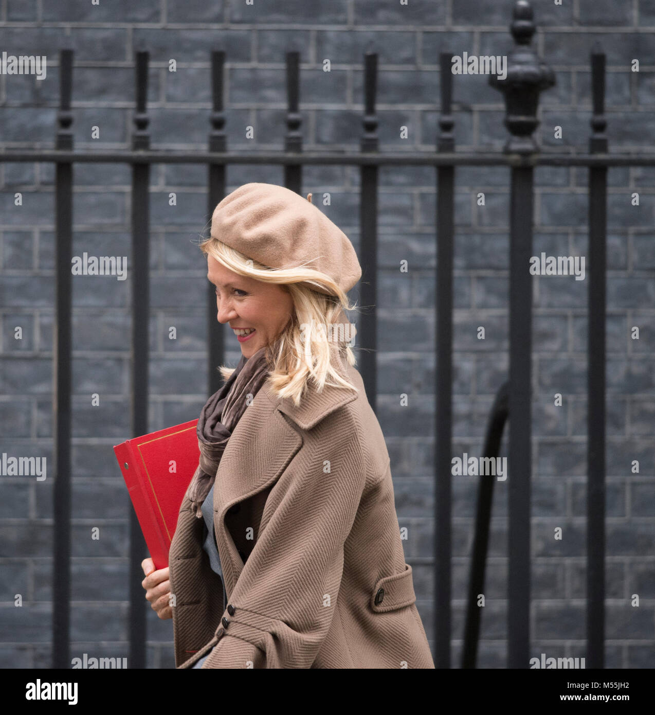 Downing Street, London, UK. 20 February 2018. Esther McVey, Secretary ...