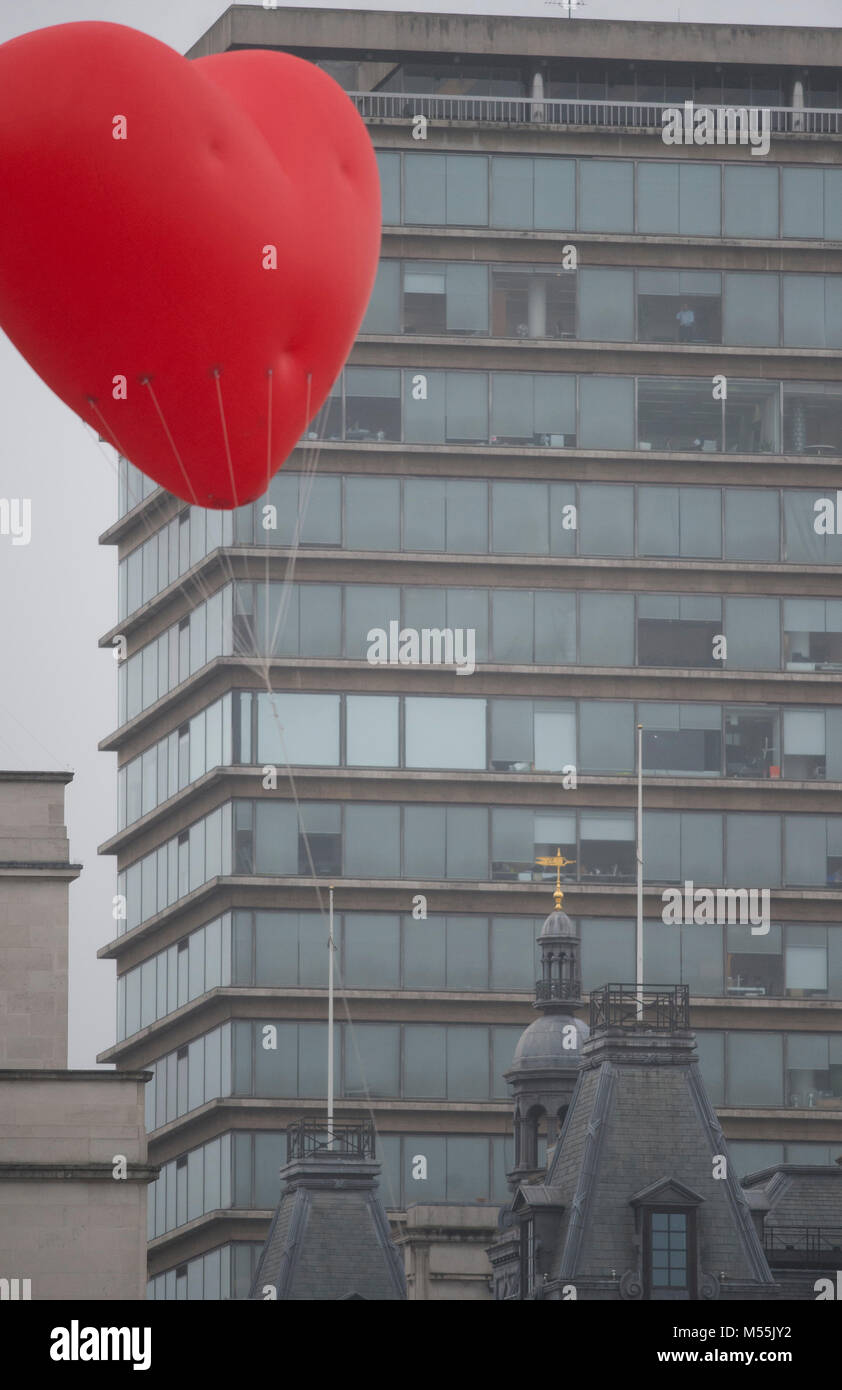 Trafalgar Square, London, UK. 20 February 2018. British fashion ...
