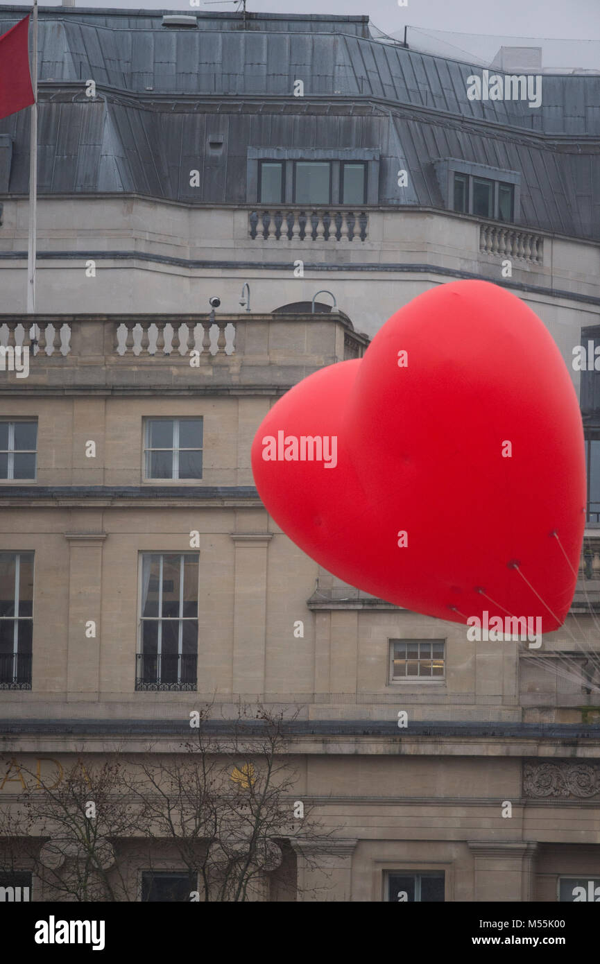 Trafalgar Square, London, UK. 20 February 2018. British fashion ...