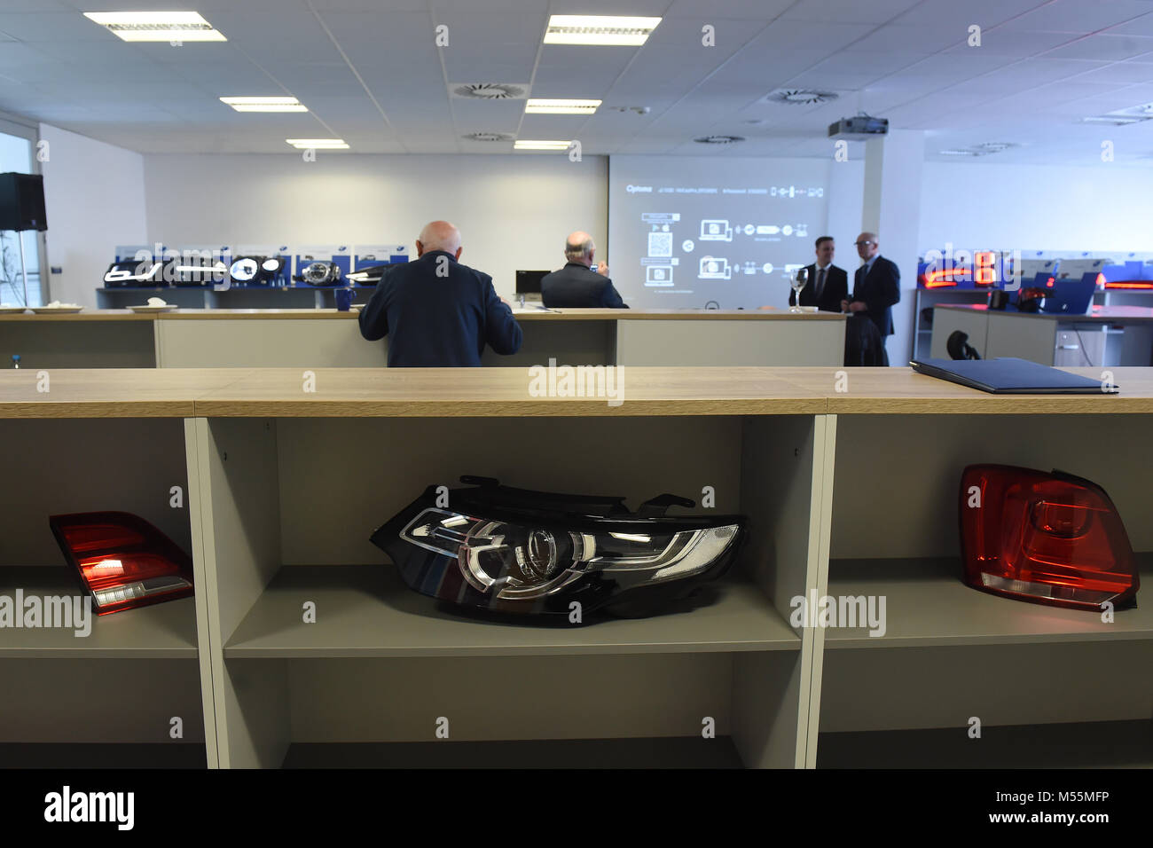 Ostrava, Czech Republic. 20th Feb, 2018. The new lighting technology ...