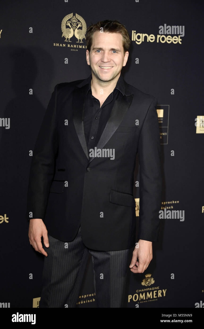 Berlin, Germany. 19th Feb, 2018. Pierre Kiwitt attending the Soiree ...