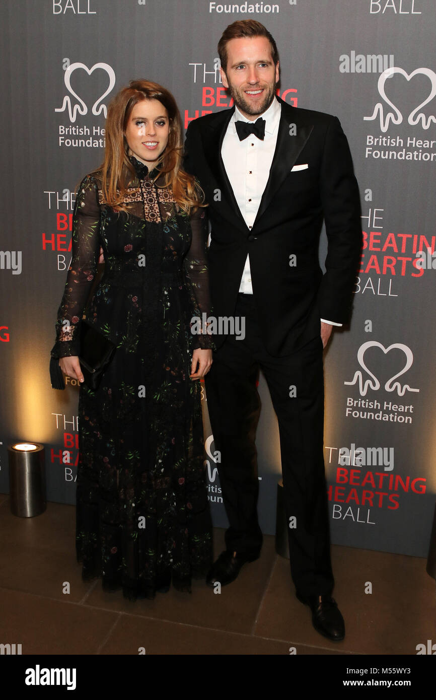 London, UK. 20th Feb, 2018. Princess Beatrice of York and Wilfred Frost ...