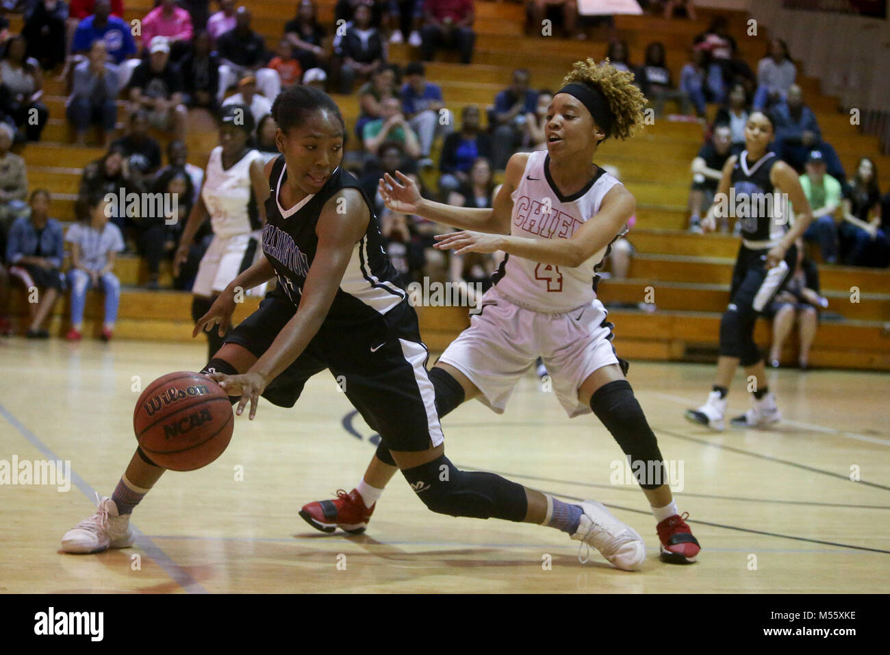 Lantana, Florida, USA. 20th Feb, 2018. Wellington's Camryn Debsoe (11 ...