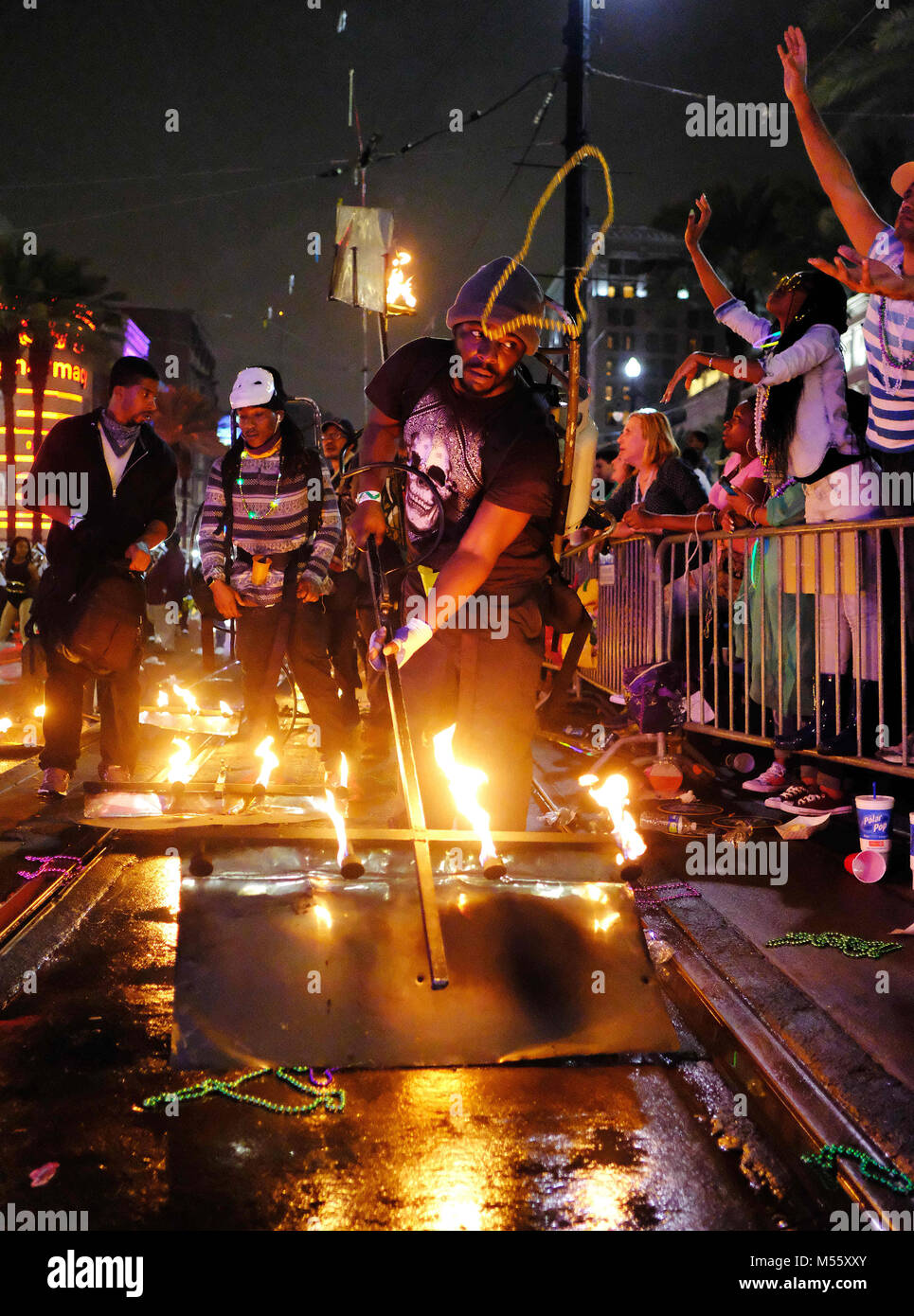 Flambeaux mardi gras hi-res stock photography and images - Alamy