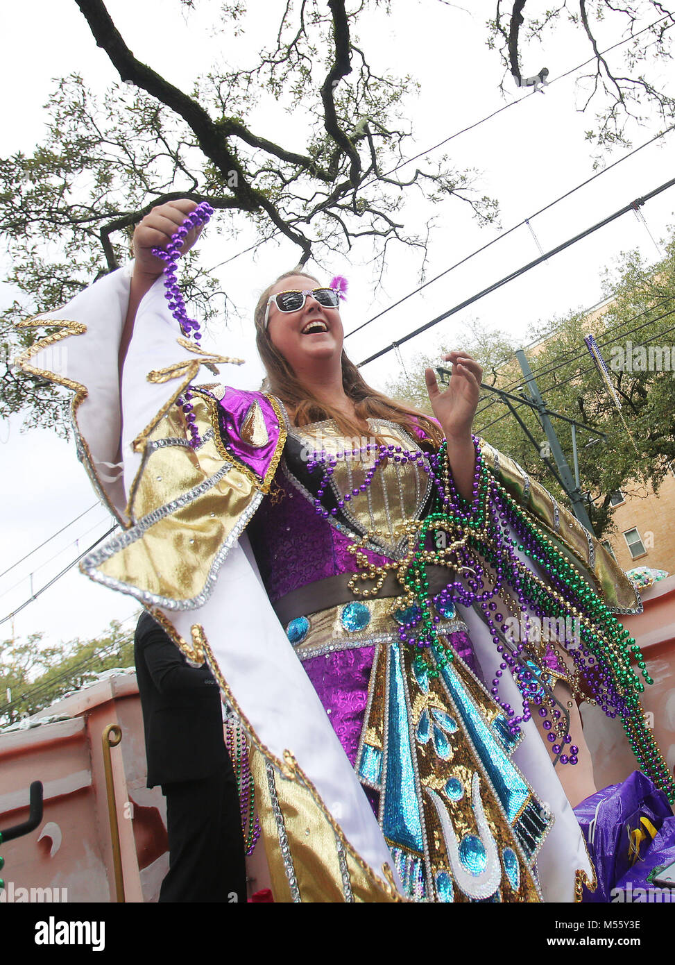 New orleans parade throws hi-res stock photography and images - Alamy
