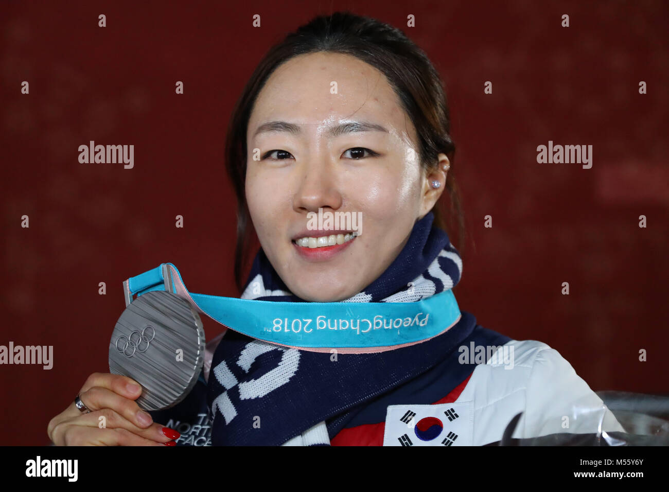 Gangneung South Korea 20th Feb 2018 Lee Sang Hwa Kor Speed Skating Womens 500m Medal