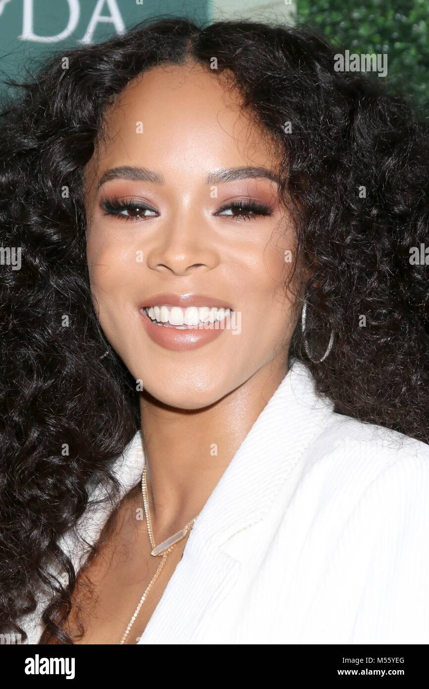 Los Angeles, CA, USA. 20th Feb, 2018. Serayah McNeill at a public ...