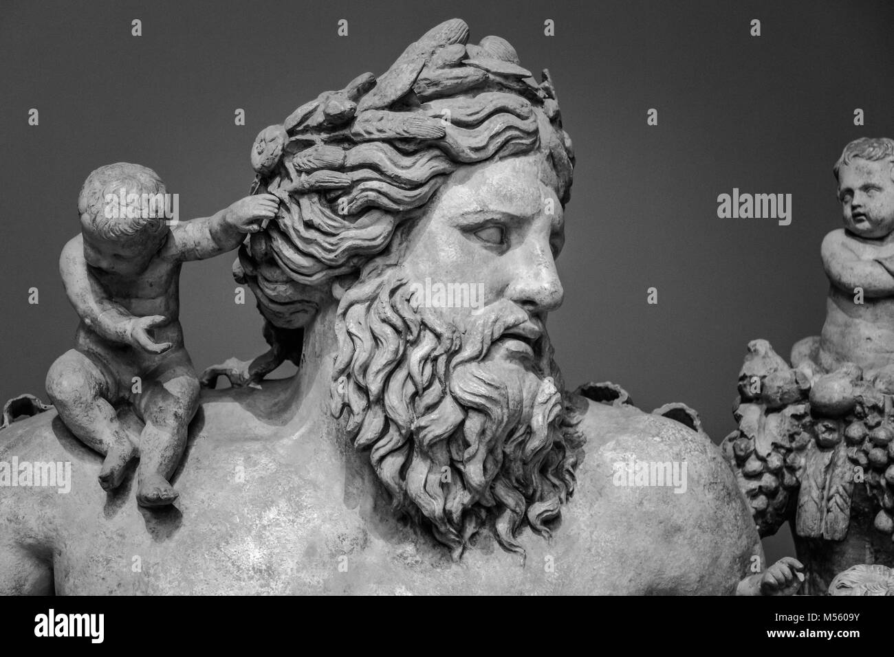 Ancient bust of Nile river god Stock Photo - Alamy