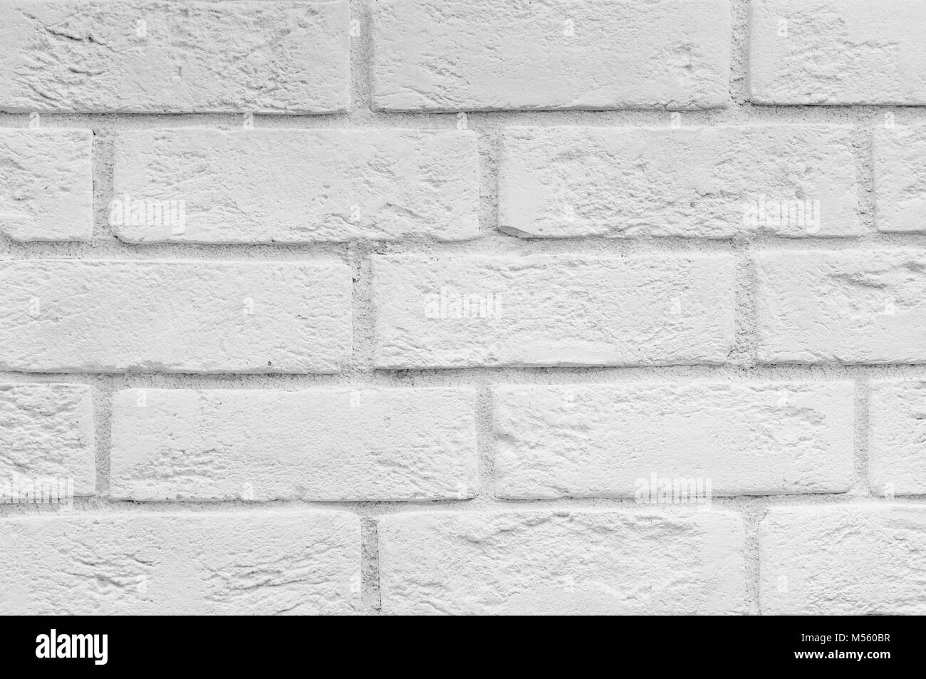 Abstract white brick wall texture for background Stock Photo - Alamy