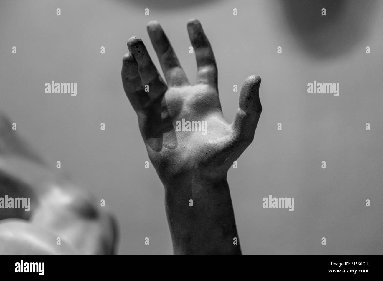 stone statue detail of human hand Stock Photo - Alamy