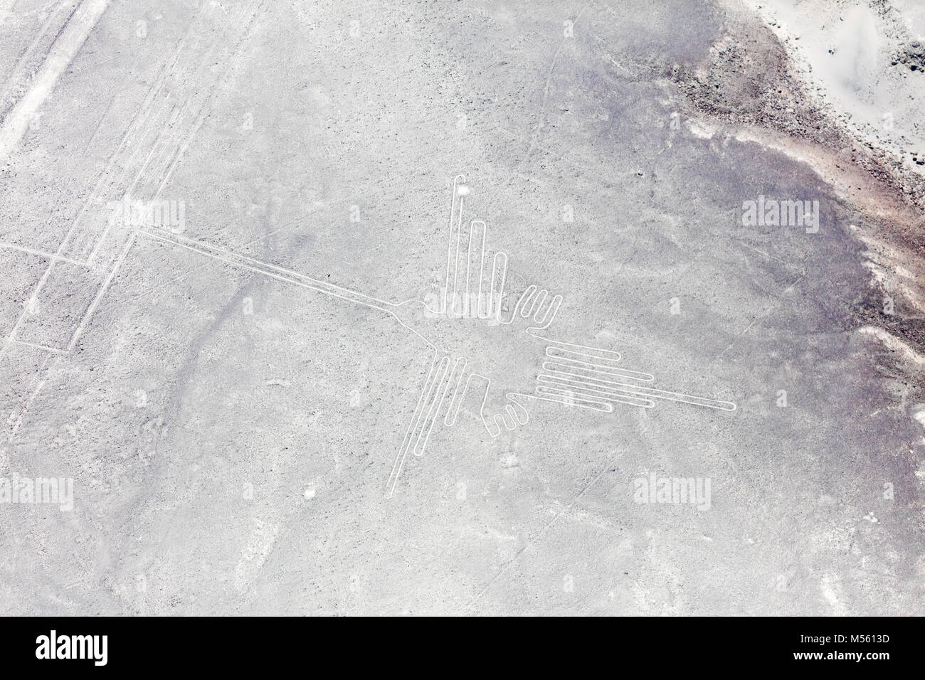 Nazca lines from the aircraft Stock Photo - Alamy