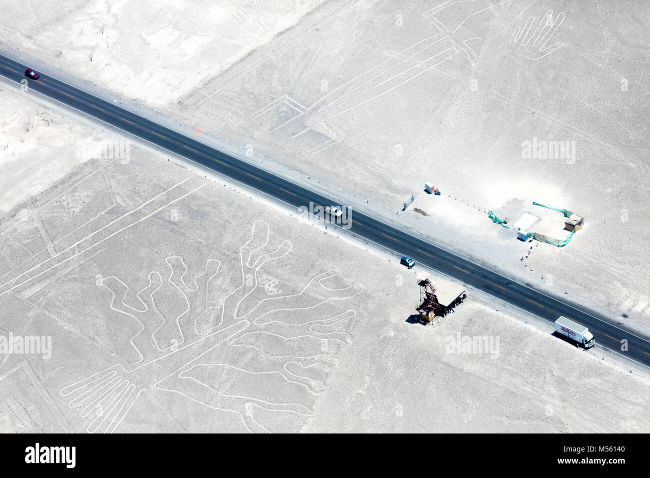 Nazca lines from the aircraft Stock Photo - Alamy