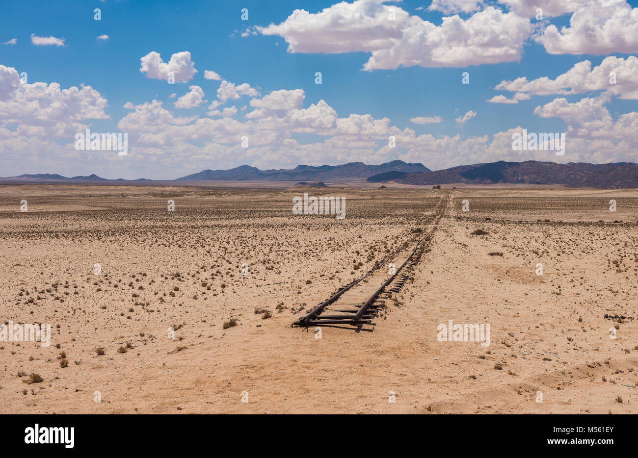 Railroad line in namibian desert hi-res stock photography and images ...