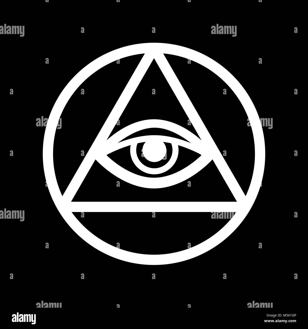 All-Seeing Eye (The Eye of Providence Stock Photo - Alamy