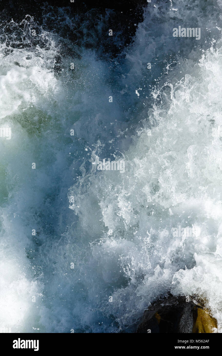 Waterfall close-up (nature background Stock Photo - Alamy