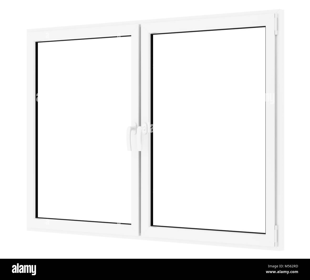 window isolated on white background Stock Photo - Alamy
