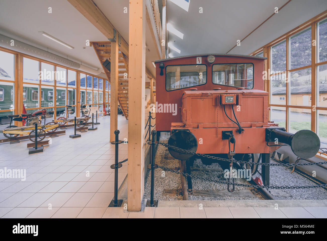 Norwegian steam train interior hi-res stock photography and images - Alamy