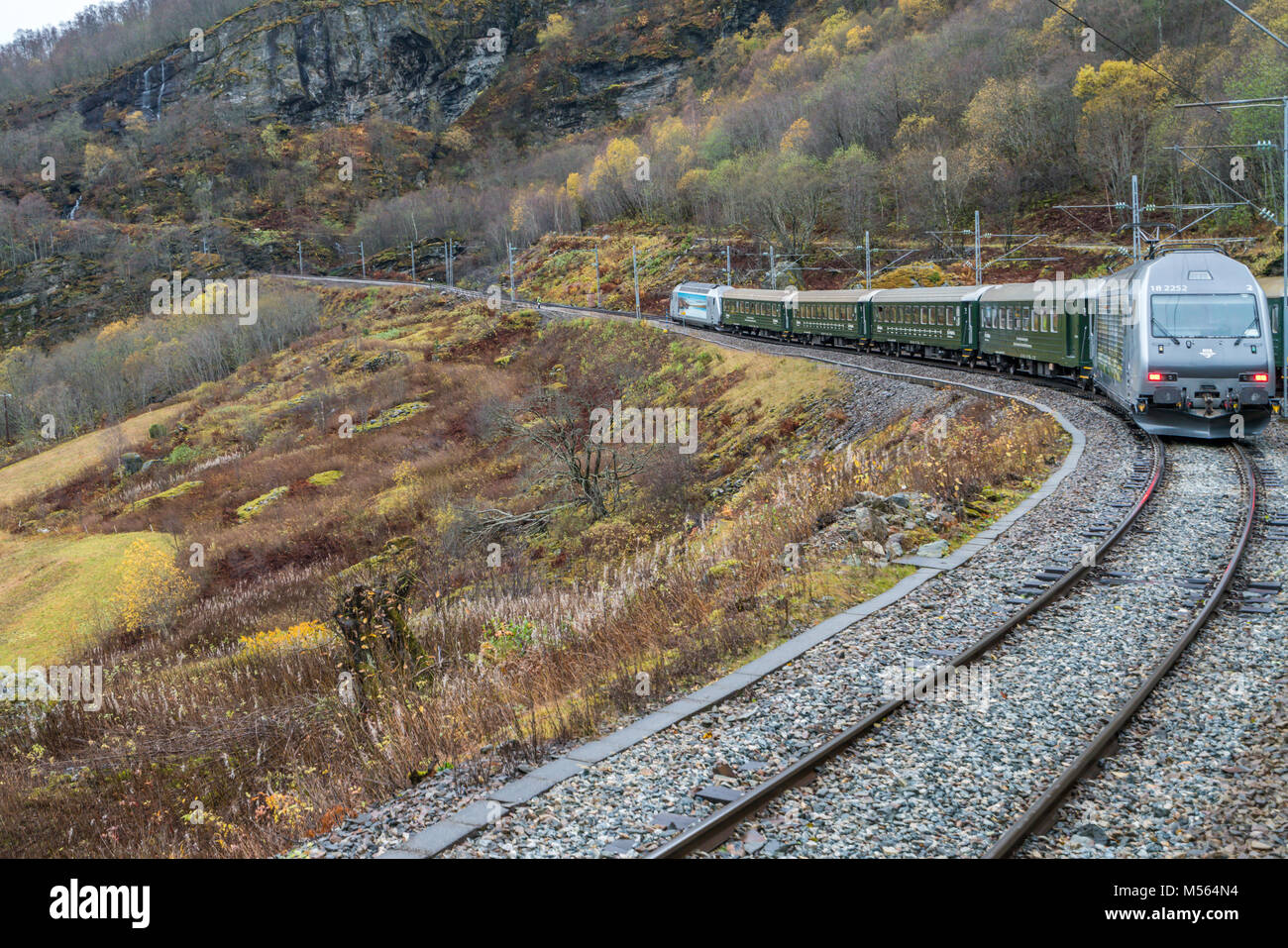 Flamsbana locomotive hi-res stock photography and images - Alamy