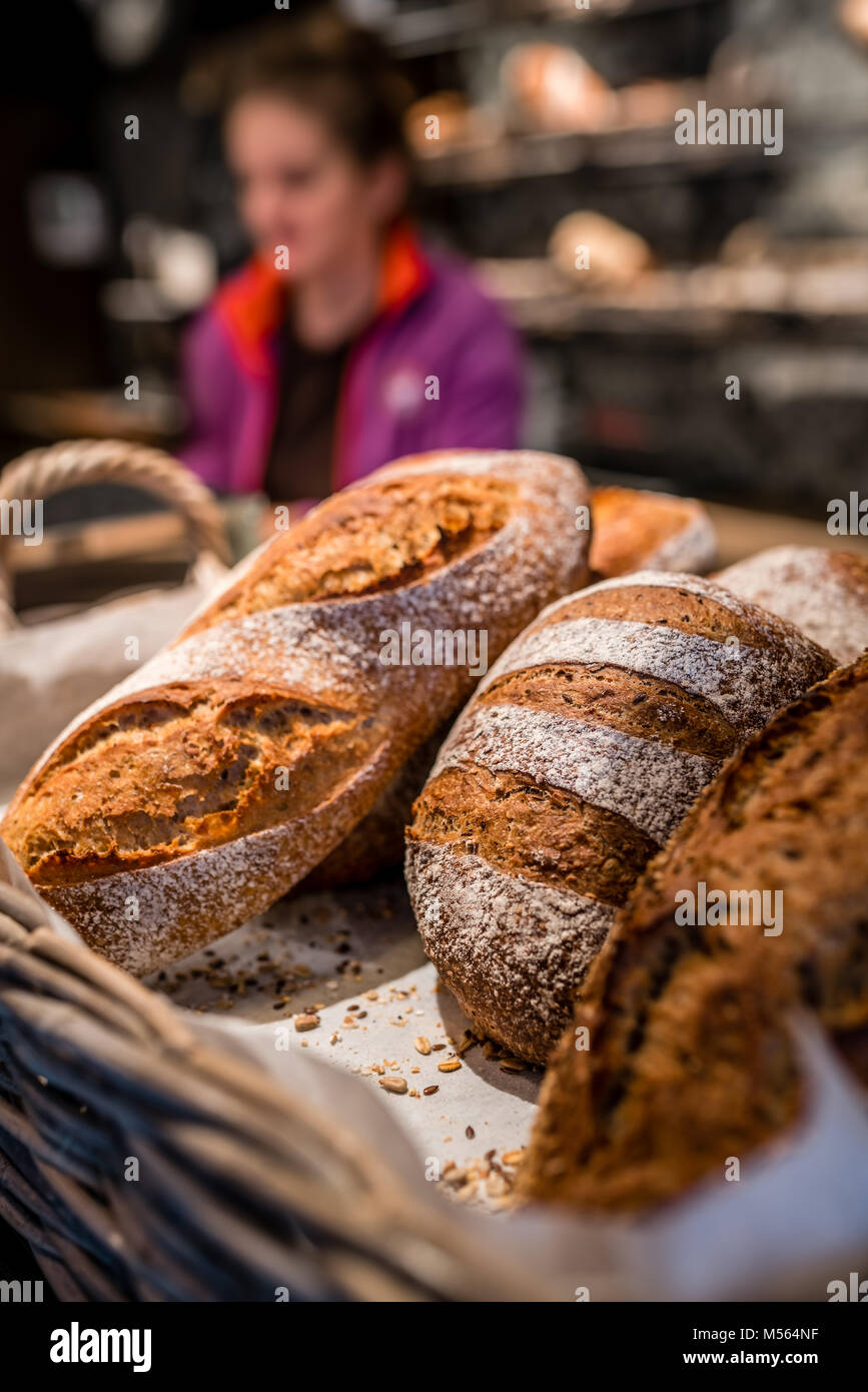 Fresh loaves of delicioushome made bread Stock Photo - Alamy