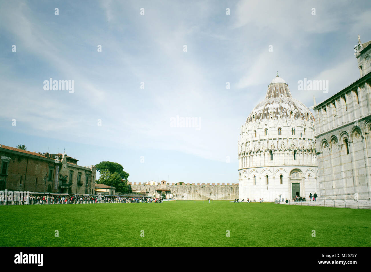 Photo of the famous Field of Miracles, Pisa, Tuscany, Italy Stock Photo ...