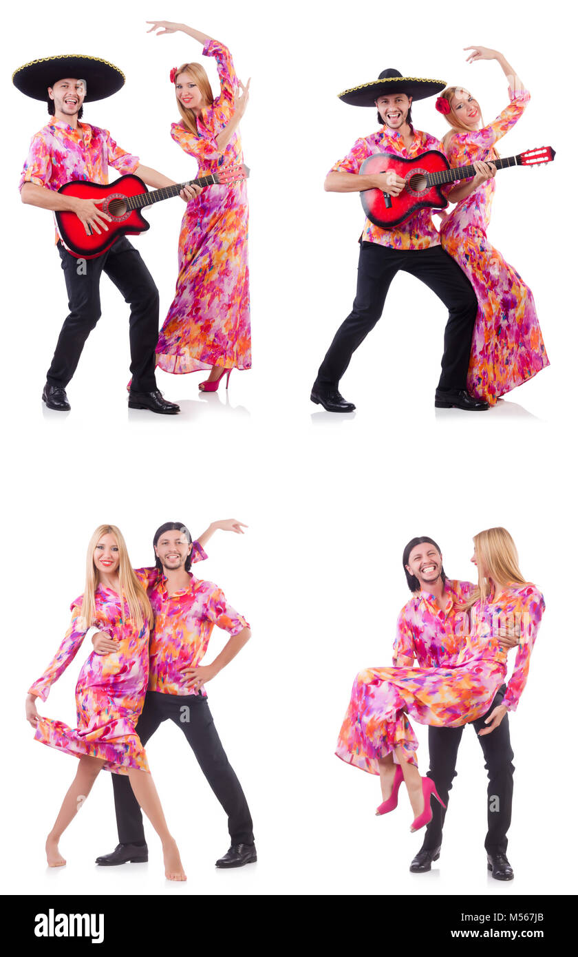 Spanish pair dancing hi-res stock photography and images - Alamy