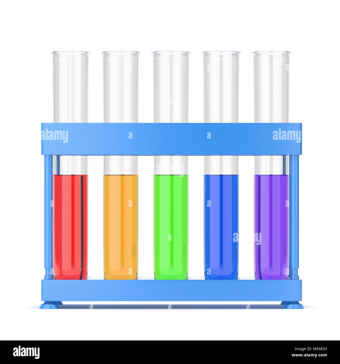 3D rendering a set of chemical utensils Stock Photo - Alamy