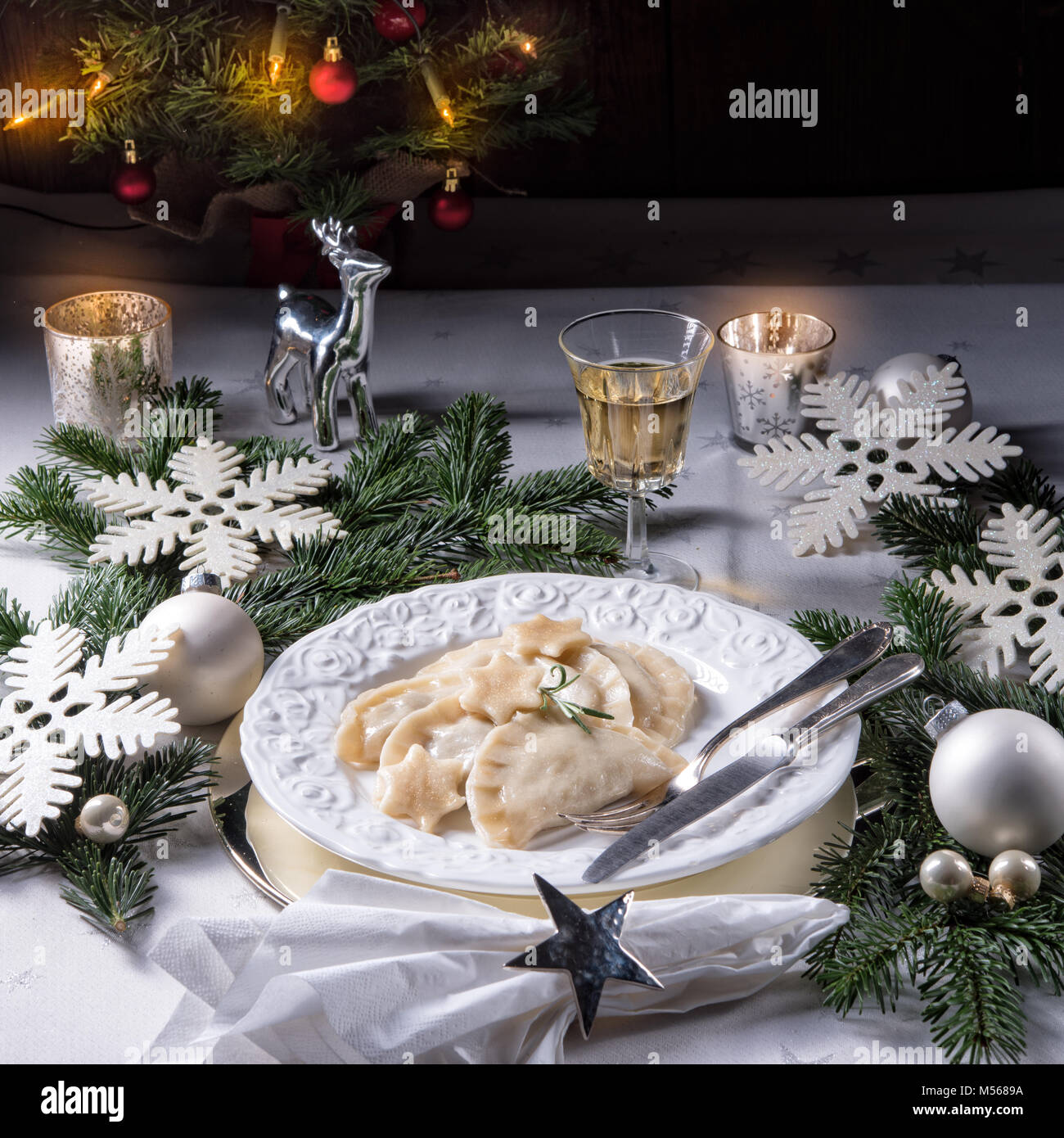 traditional christmas pierogi Stock Photo - Alamy