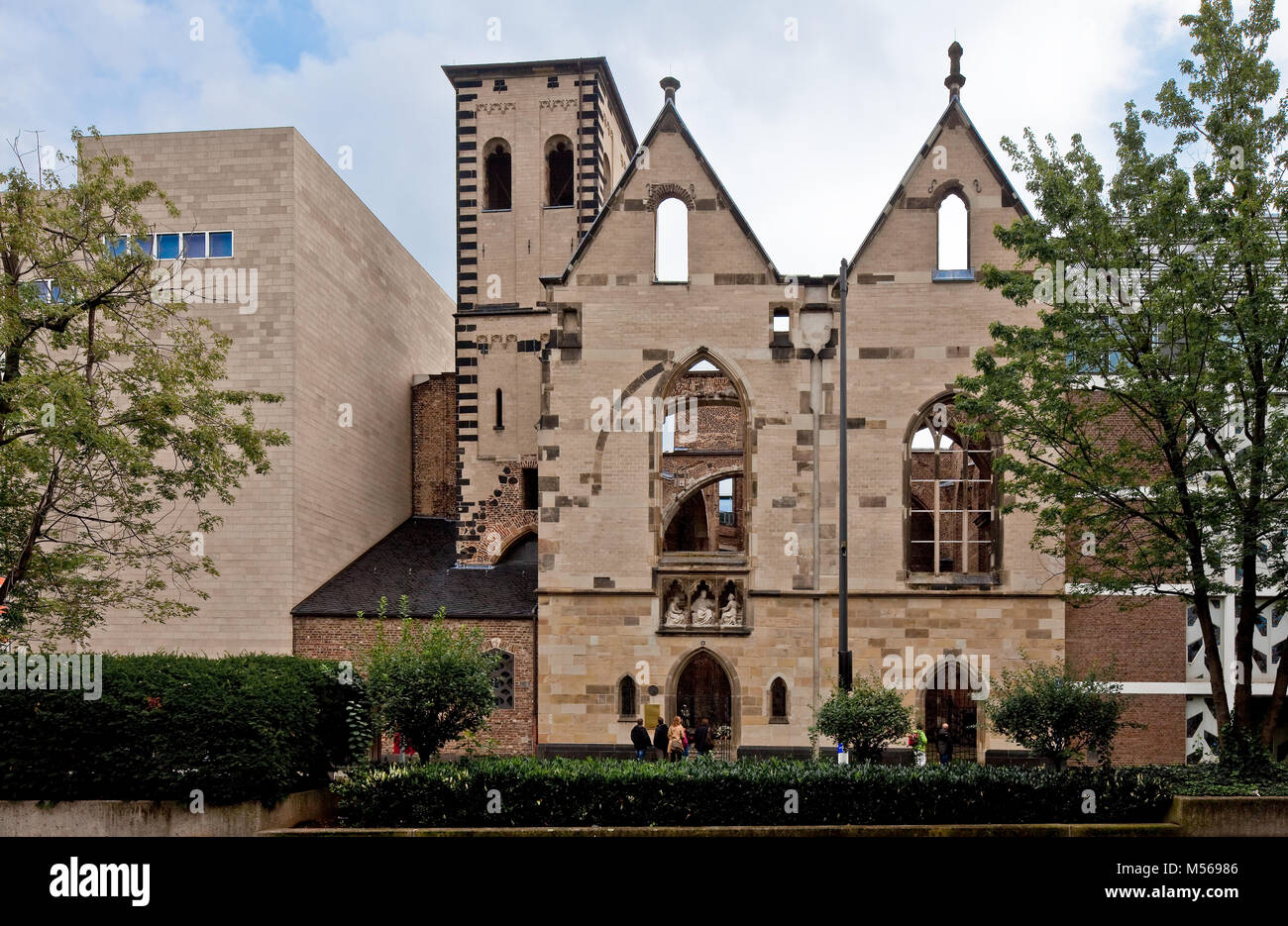 Köln, Alt St. Alban. Westansicht Stock Photo - Alamy