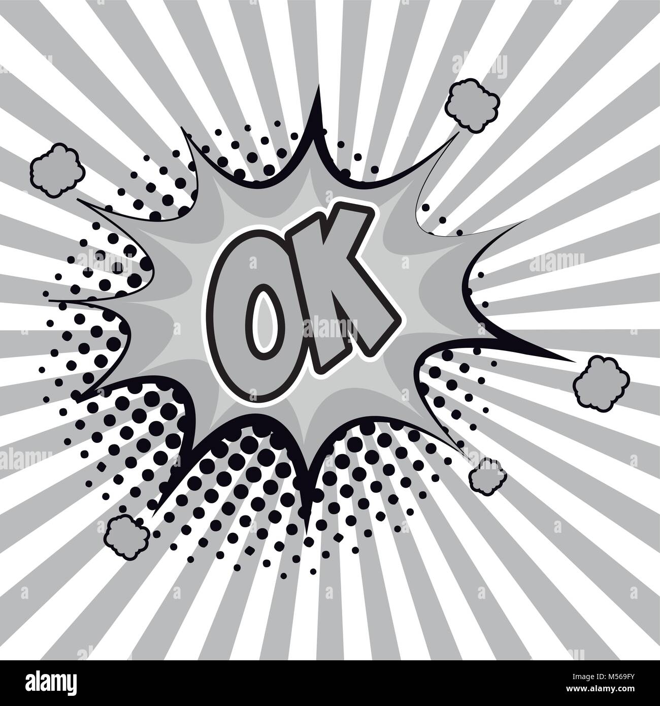 Ok pop art Stock Vector Image & Art - Alamy
