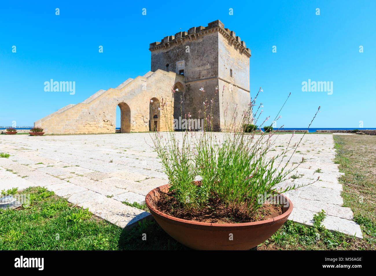 Torre Lapillo, Salento sea coast, Italy Stock Photo - Alamy