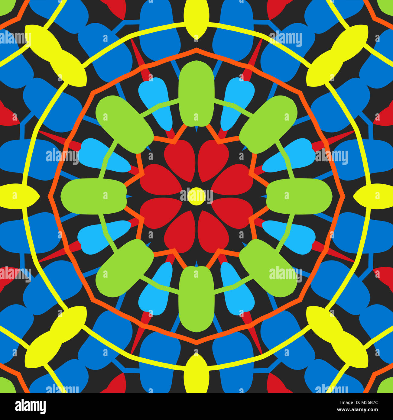 Polychrome geometric patterns hi-res stock photography and images - Alamy