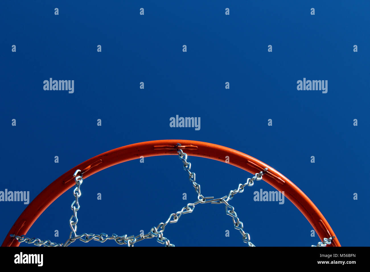 Basketball hoop chain net hi-res stock photography and images - Alamy