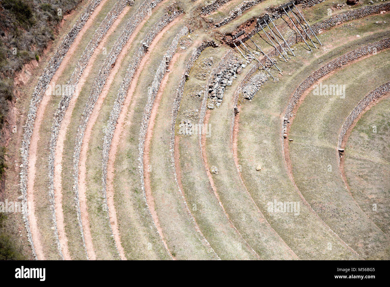 circular terraces at Moray Stock Photo - Alamy