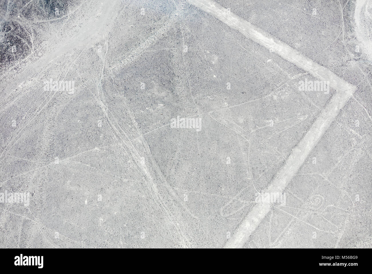 Nazca lines from the aircraft Stock Photo - Alamy