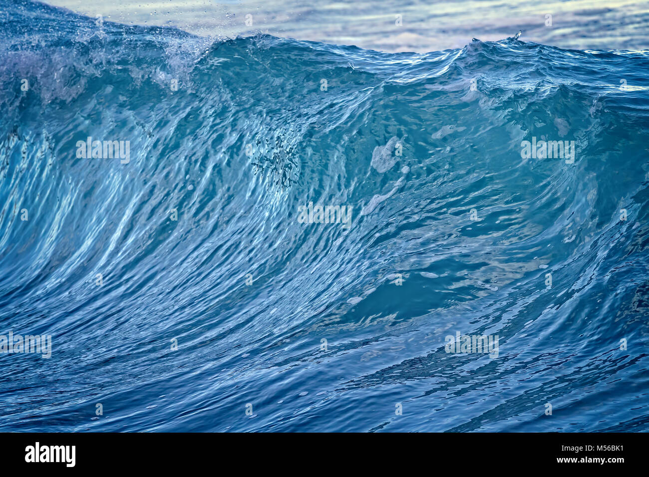 Beautiful Blue Ocean Wave in Costa Brava coastal in Spain Stock Photo ...