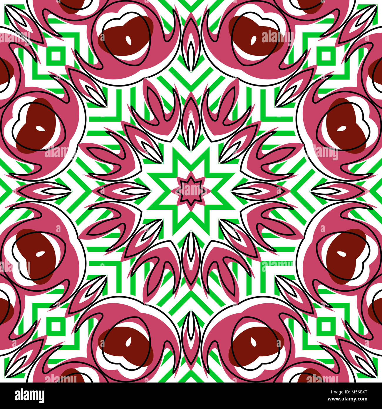 Tessellation circle hi-res stock photography and images - Alamy