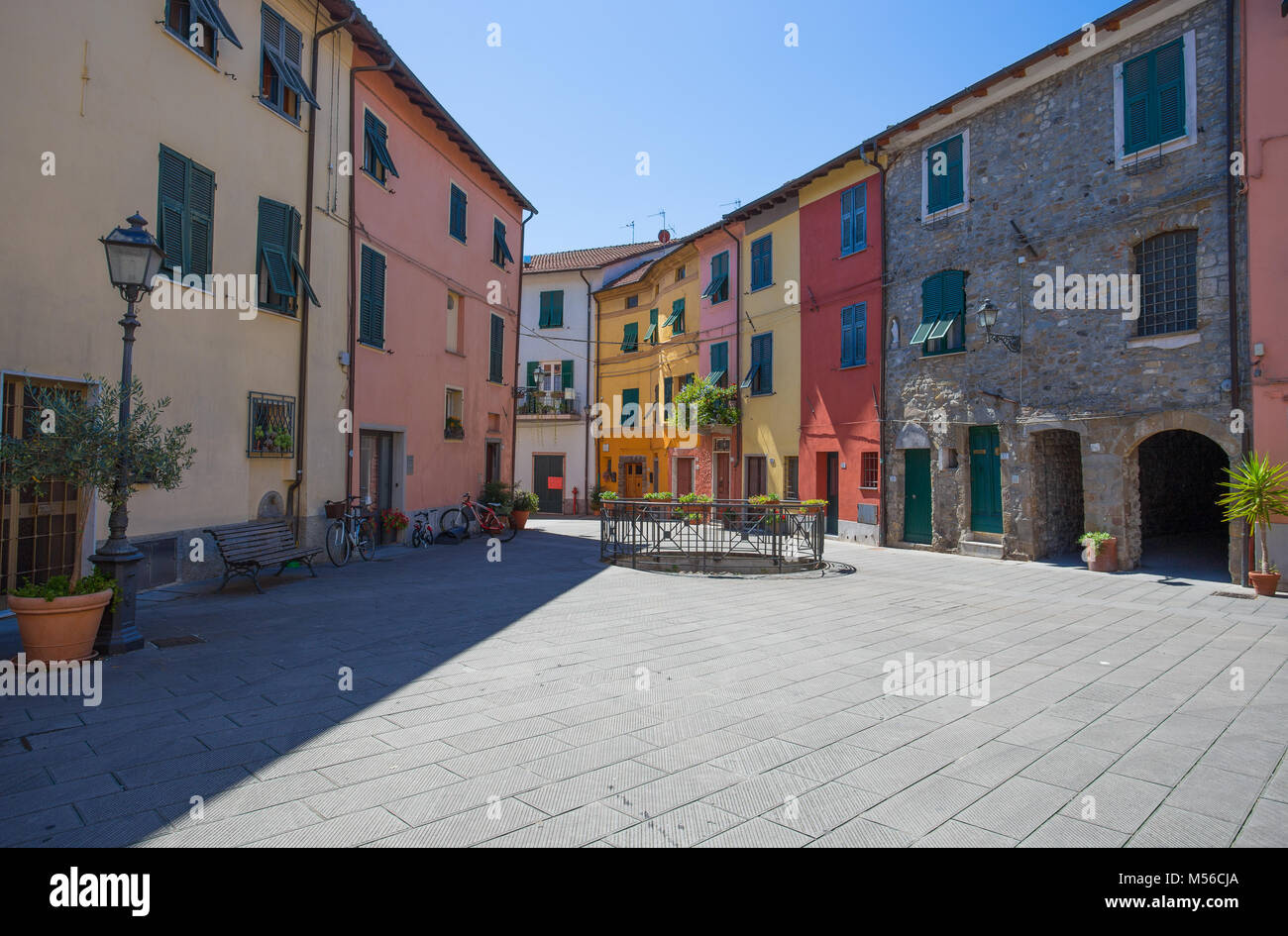 BRUGNATO, ITALY, AUGUST 15, 2017 - Around the streets of Brugnato, La ...