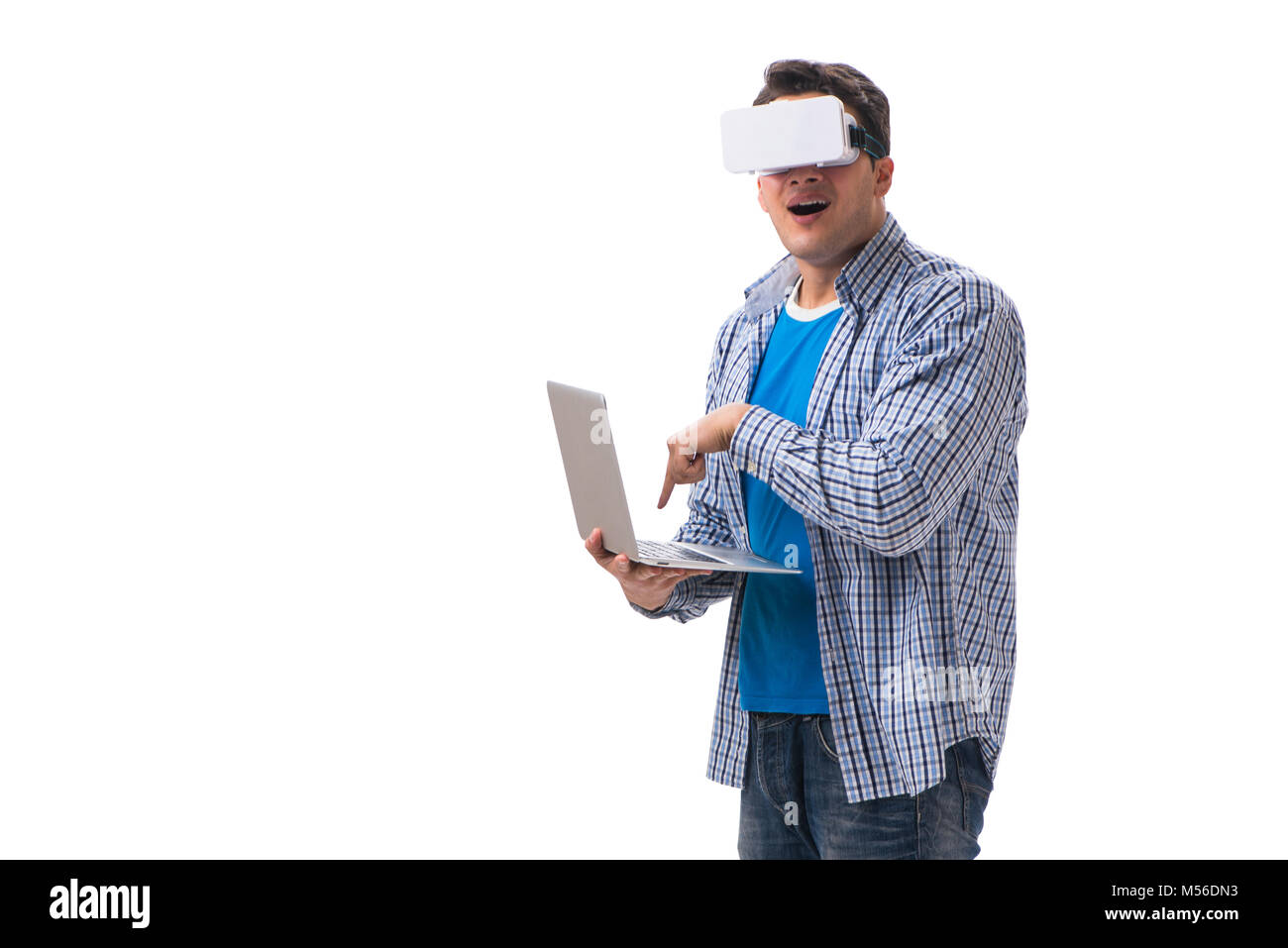 Virtual reality learning Cut Out Stock Images & Pictures - Alamy