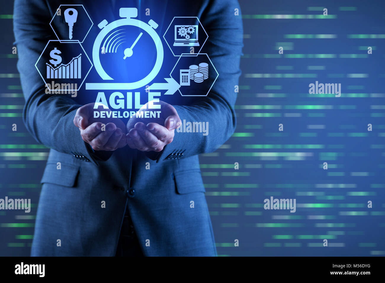 Concept of agile software development Stock Photo - Alamy