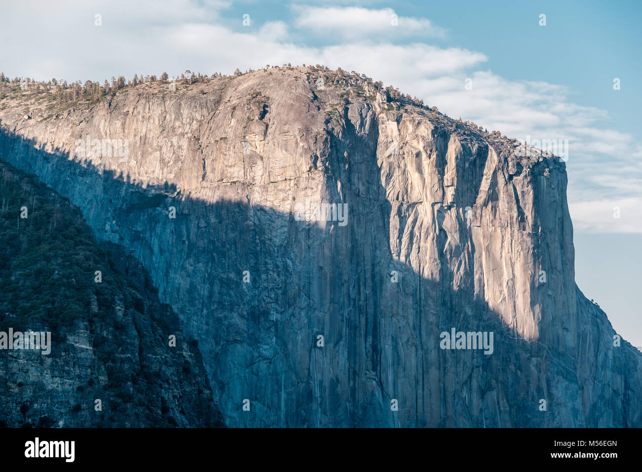 El Capitan rock formation close-up in Yosemite Stock Photo - Alamy