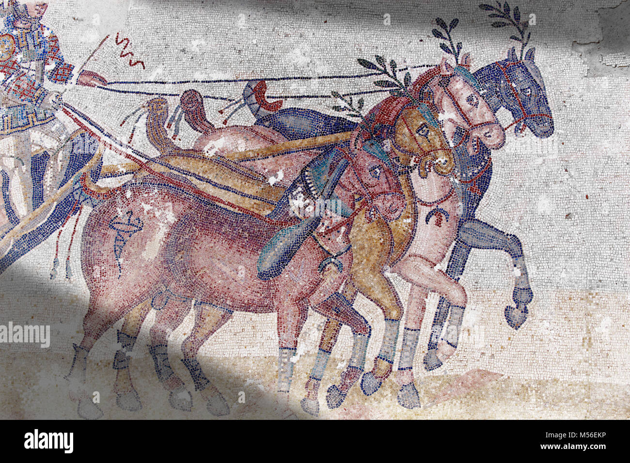 Close up of a chariot racing at the Circus Maximus Chariot racing at ...