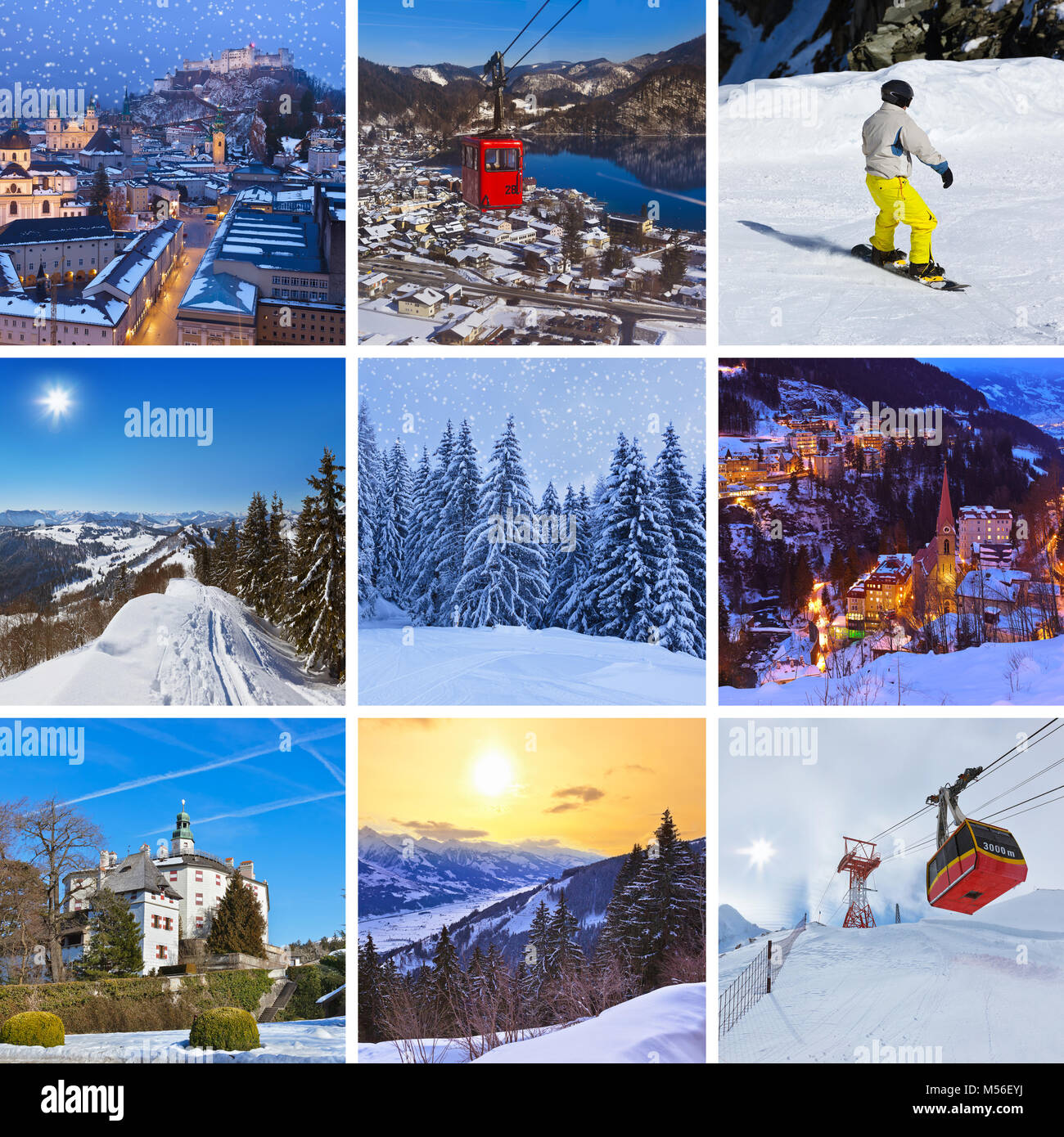 Collage of Austria images Stock Photo - Alamy