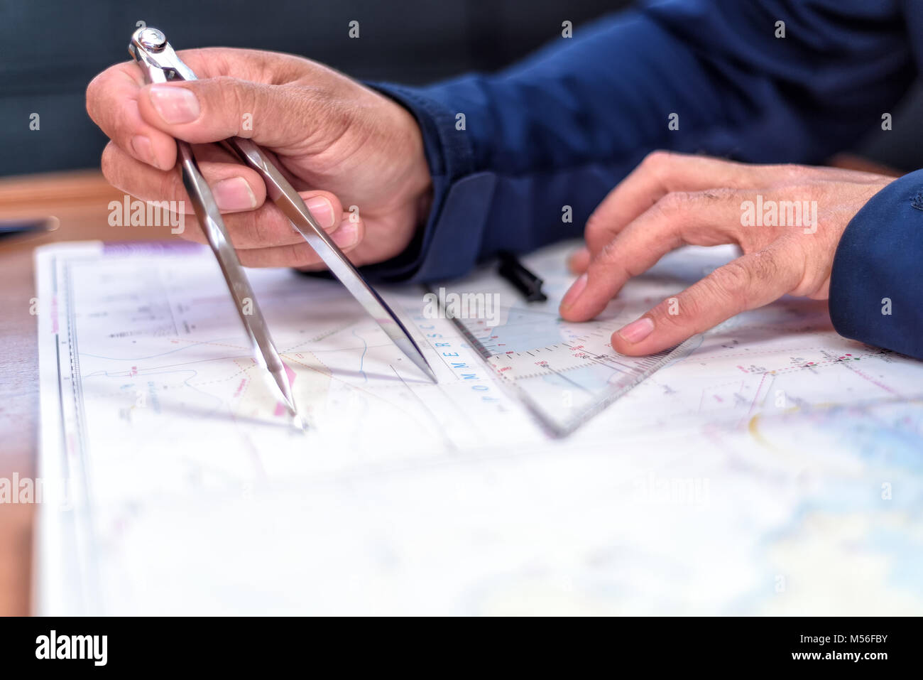 Ship chart room hi-res stock photography and images - Alamy
