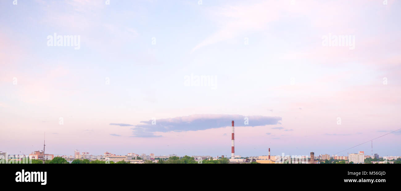 The city outdoor Factory chimneys Stock Photo - Alamy