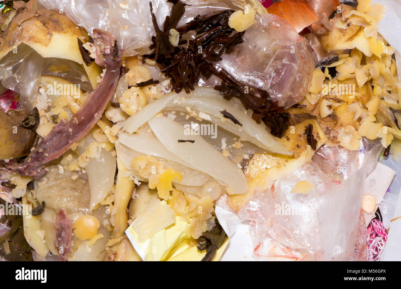 The food garbage texture and objects Stock Photo - Alamy