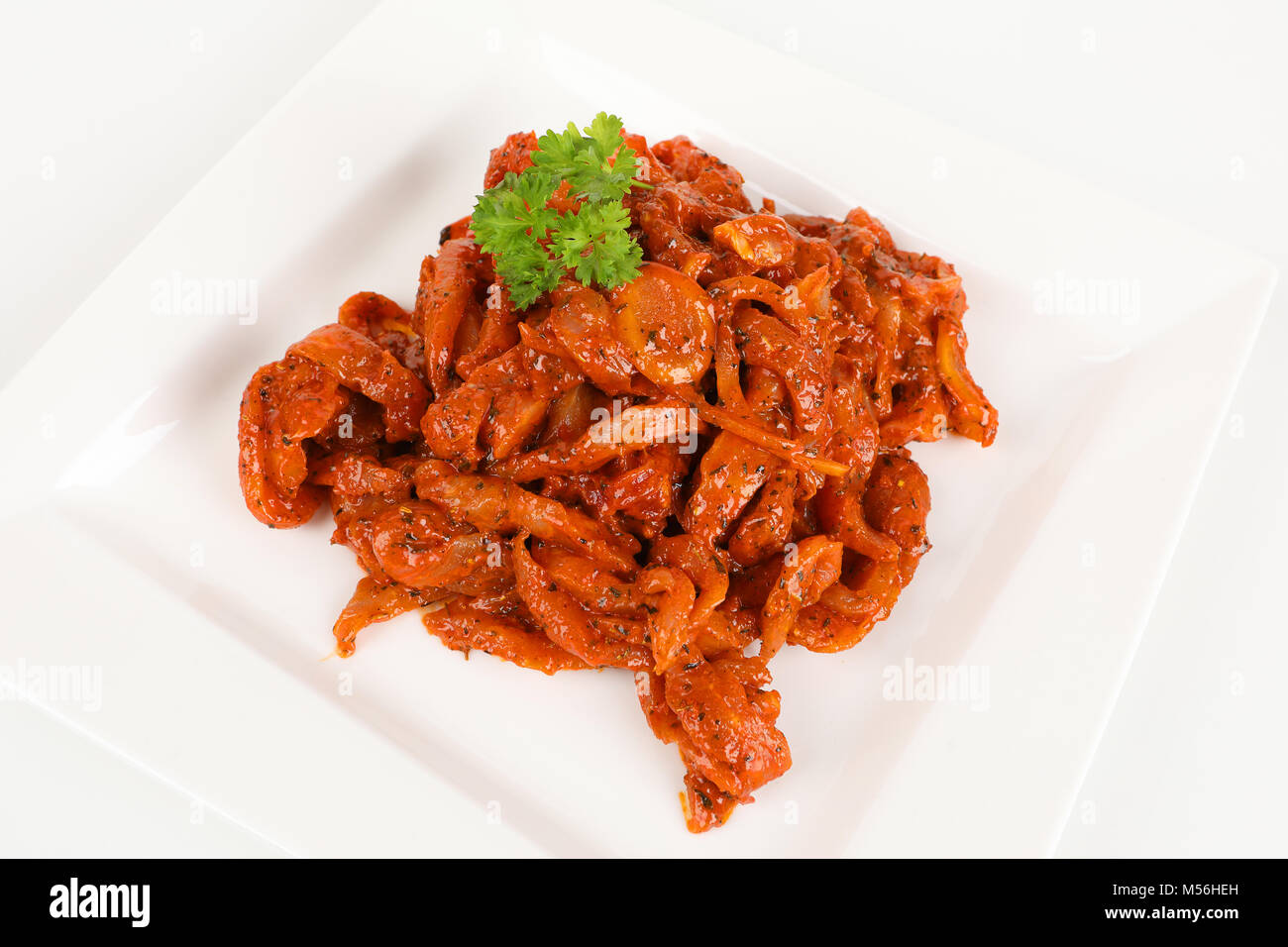 raw marinated gyros Stock Photo - Alamy