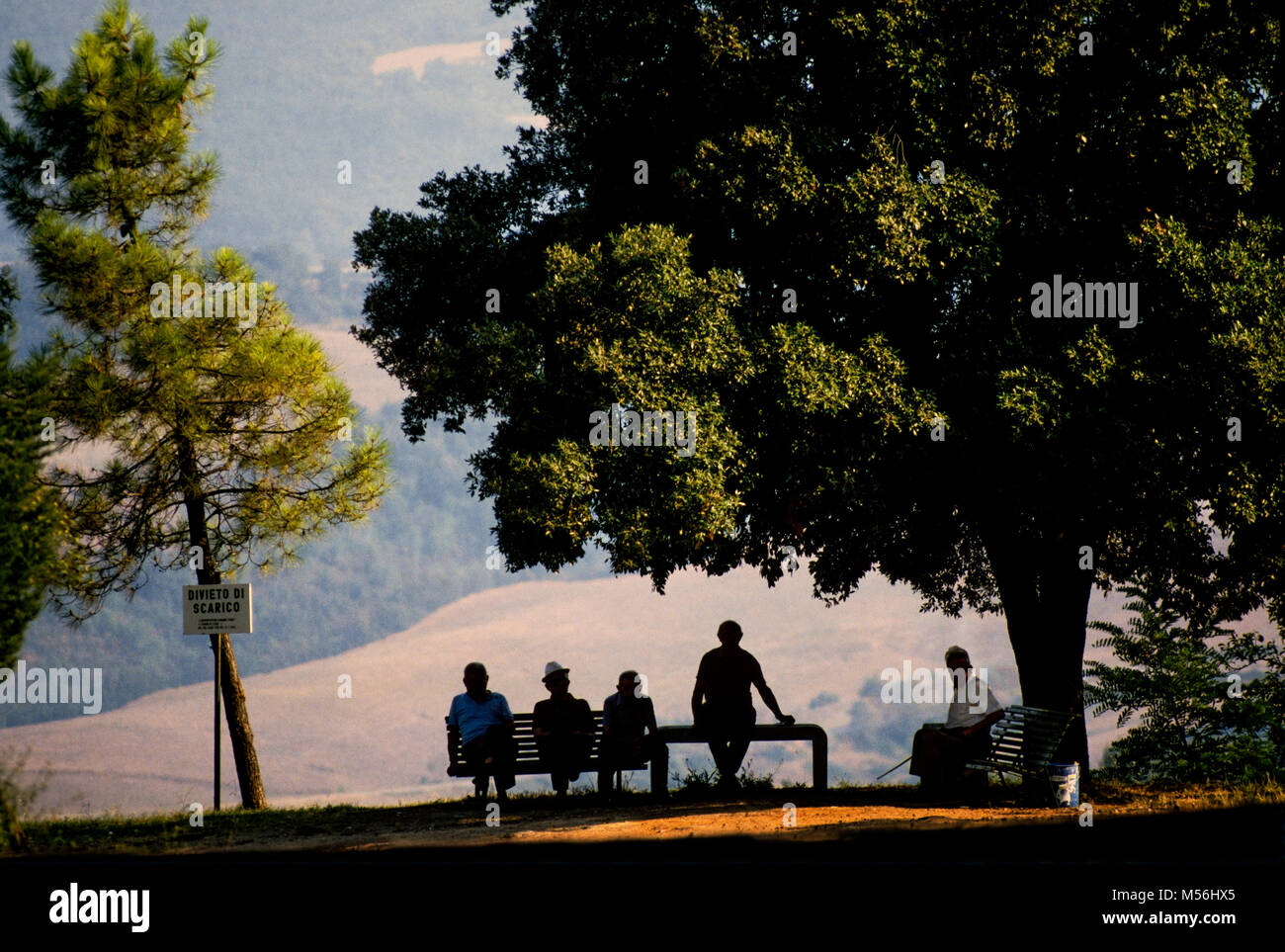 Italy Tuscany. Casole d'Elsa. 1985 Stock Photo - Alamy
