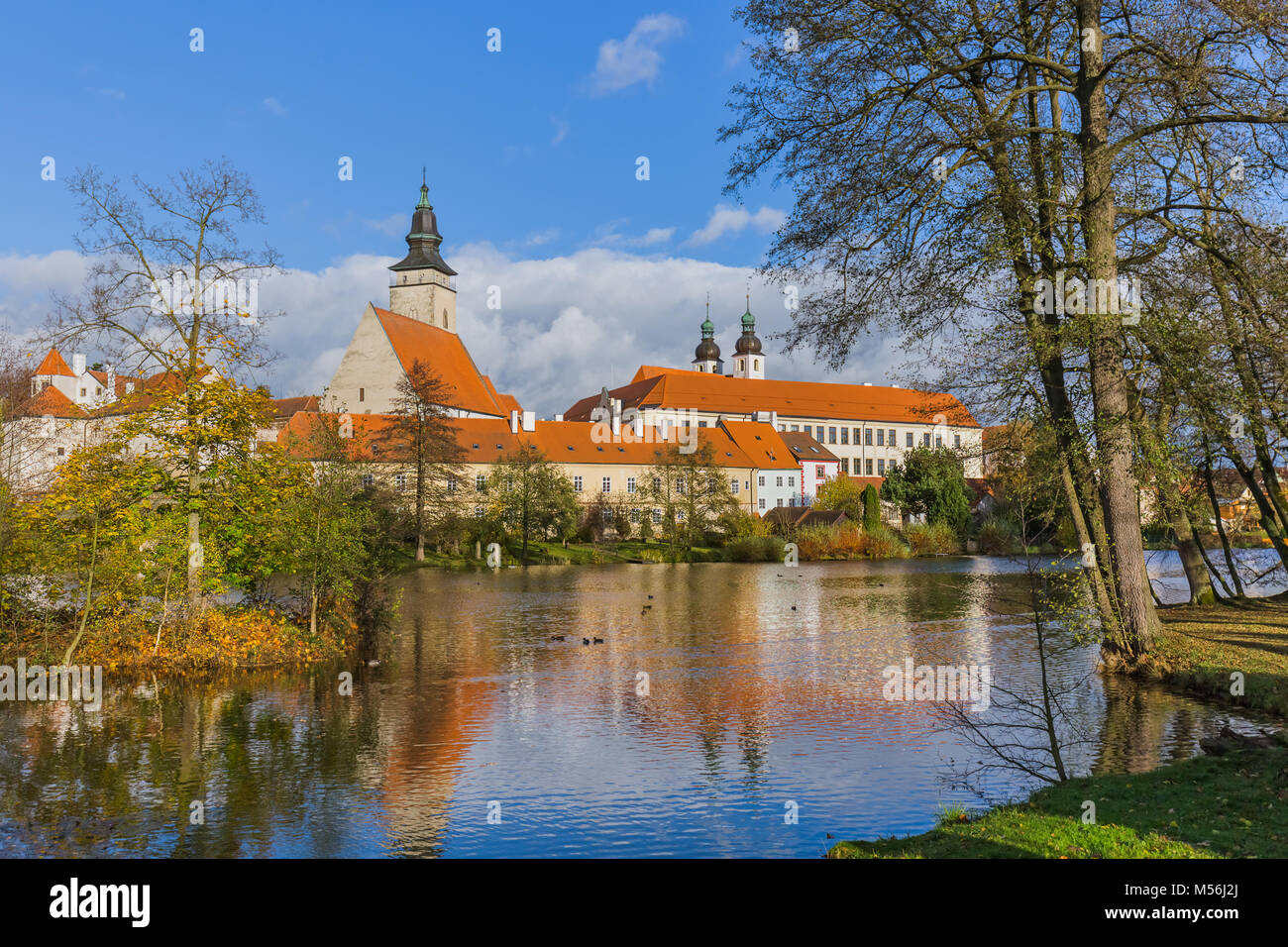 Telc castle in Czech Republic Stock Photo - Alamy