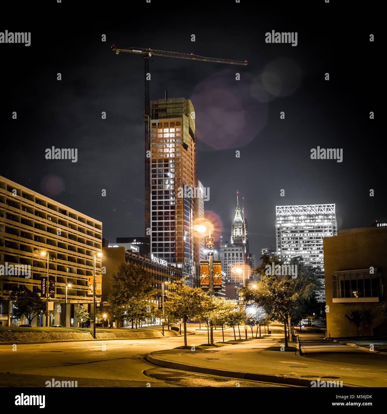 Baltimore city streets hi-res stock photography and images - Alamy